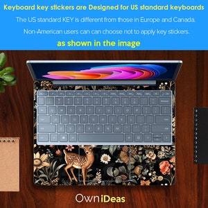 Surface Laptop Stickers Cute Animals Design Individualized Gift Fits ...