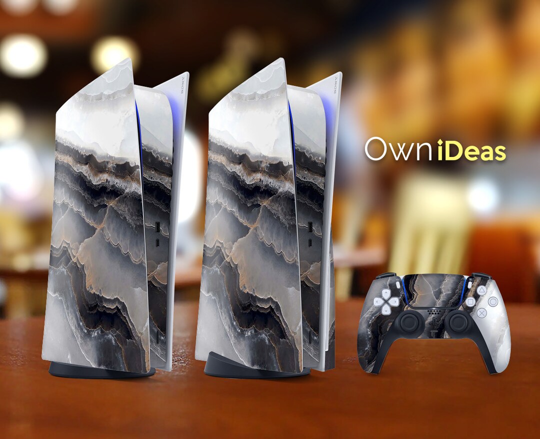 Ps5 Custom Controller Skin Marble Texturee Customizable Personalized ...
