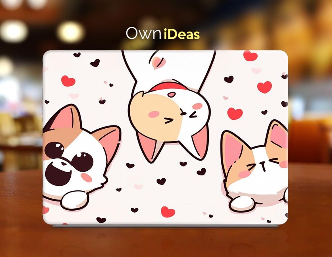 Hp Laptop Decal Cute Dog Pattern Personalized Gift for Spectre Envy ...