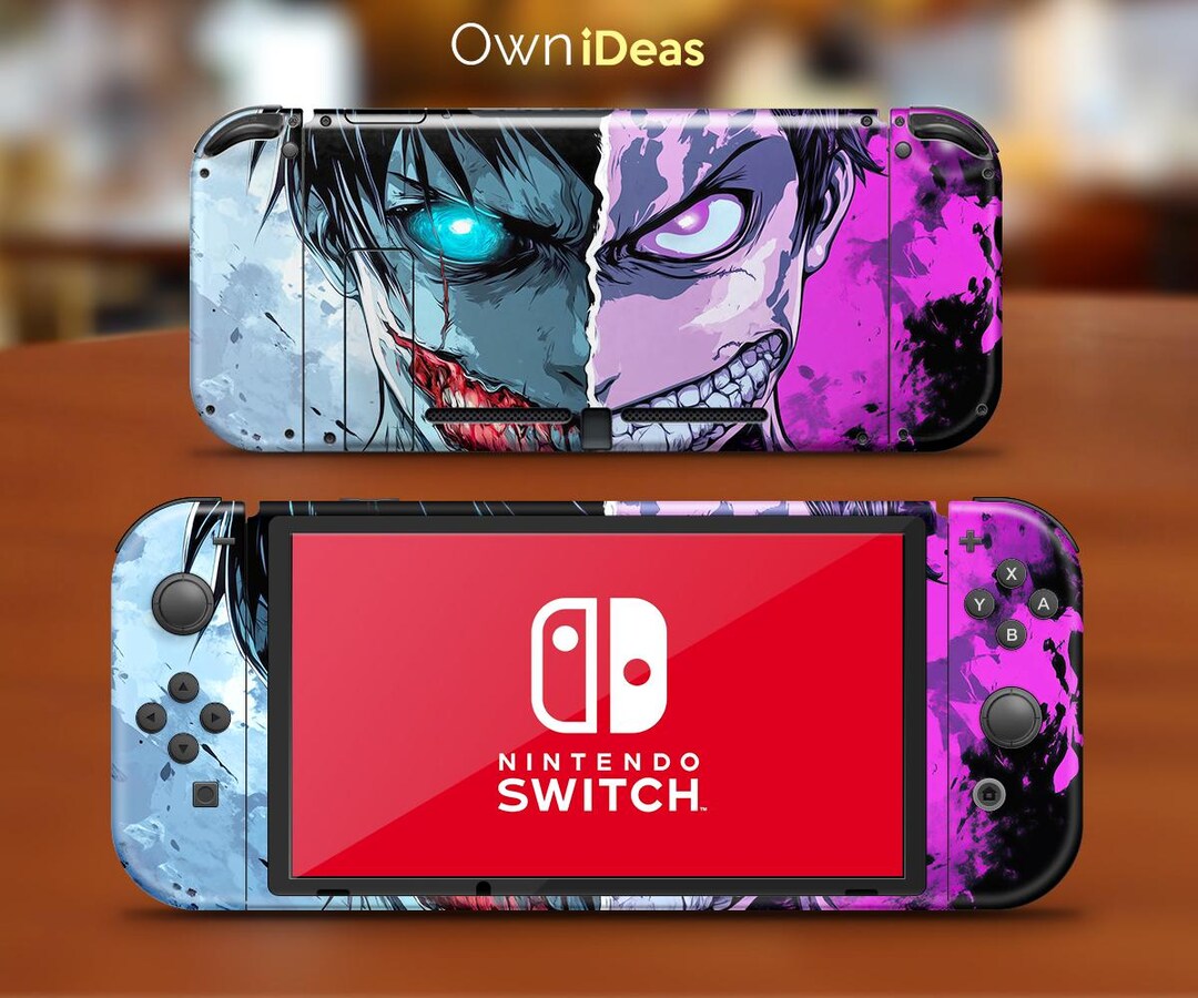 Nintendo Console Dock Skin Double-sided Maniac Design Customizable ...