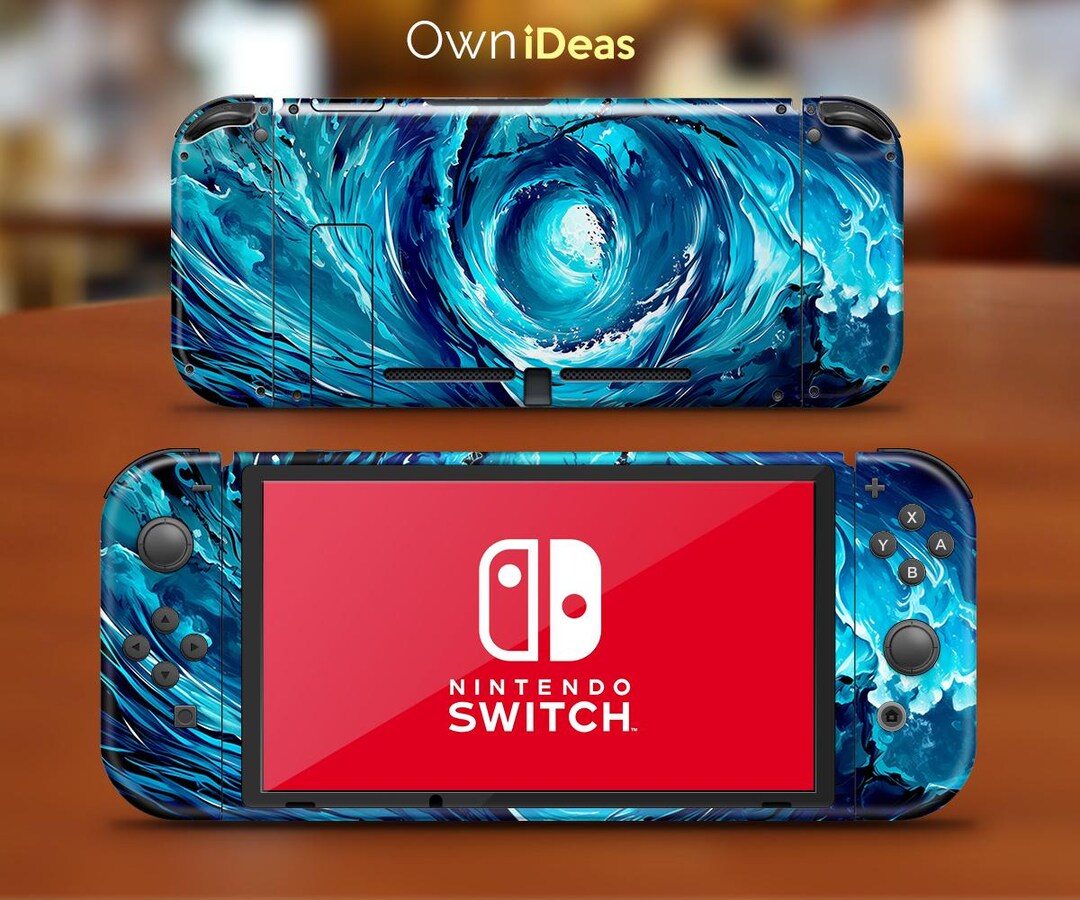 Nintendo Switch 3M Skin Deep Sea Vortex Design Personalized Gift for ...