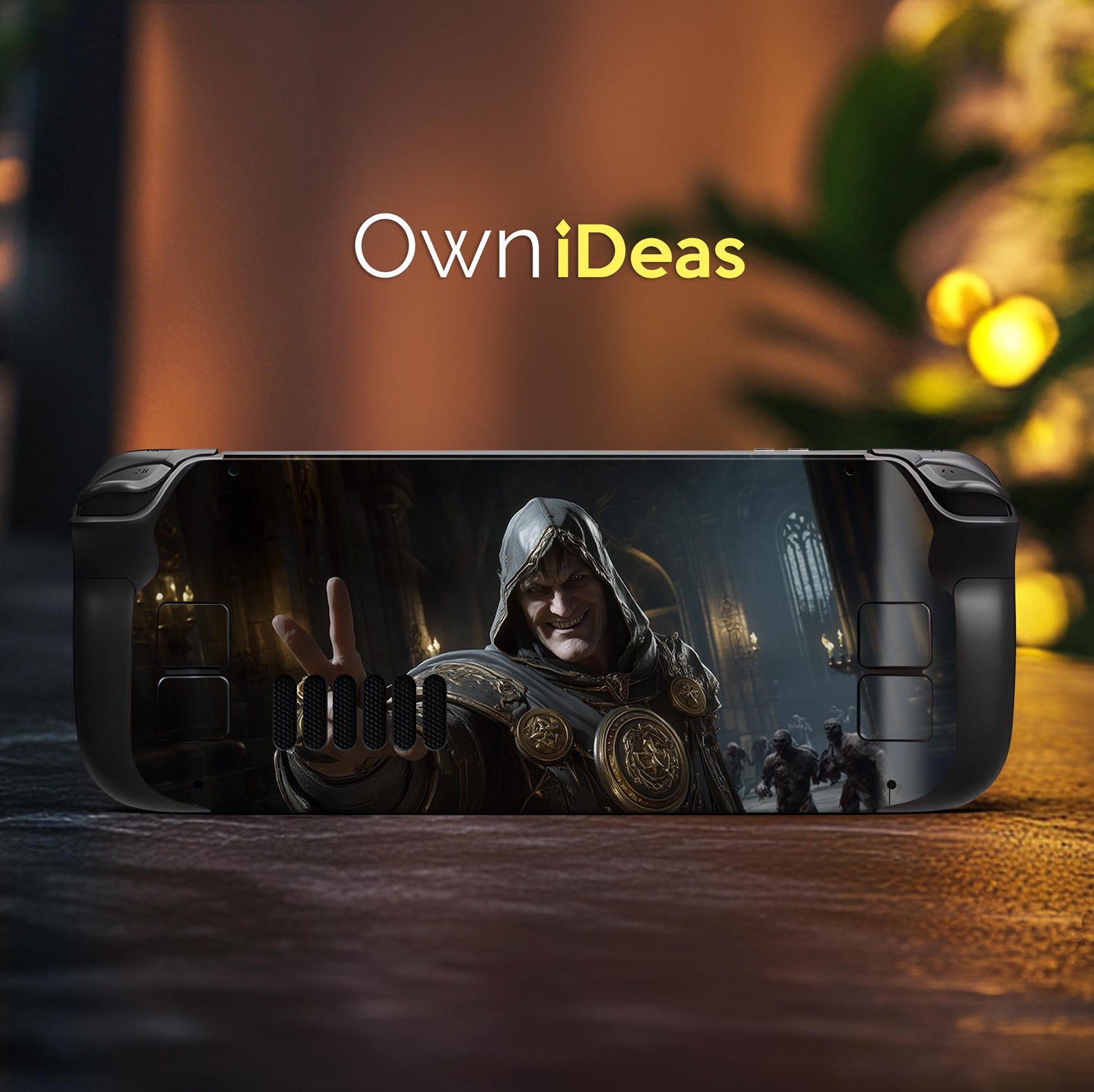 Custom Steam Deck Oled Skin With Clear Case Magic and Curse Design ...