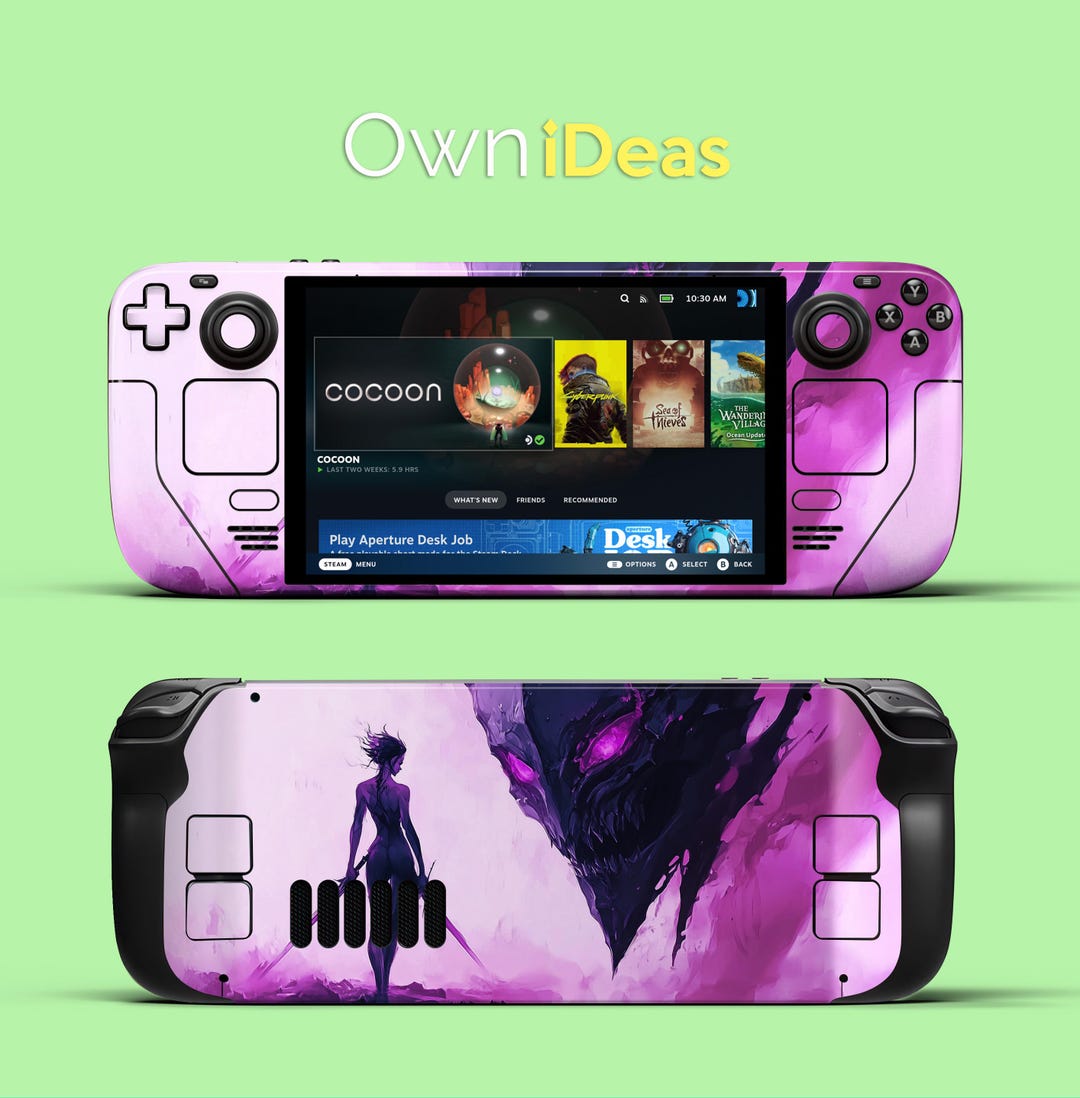 Steam Deck Accessories 3M Skin With Transparent Protective Shell Shadow ...
