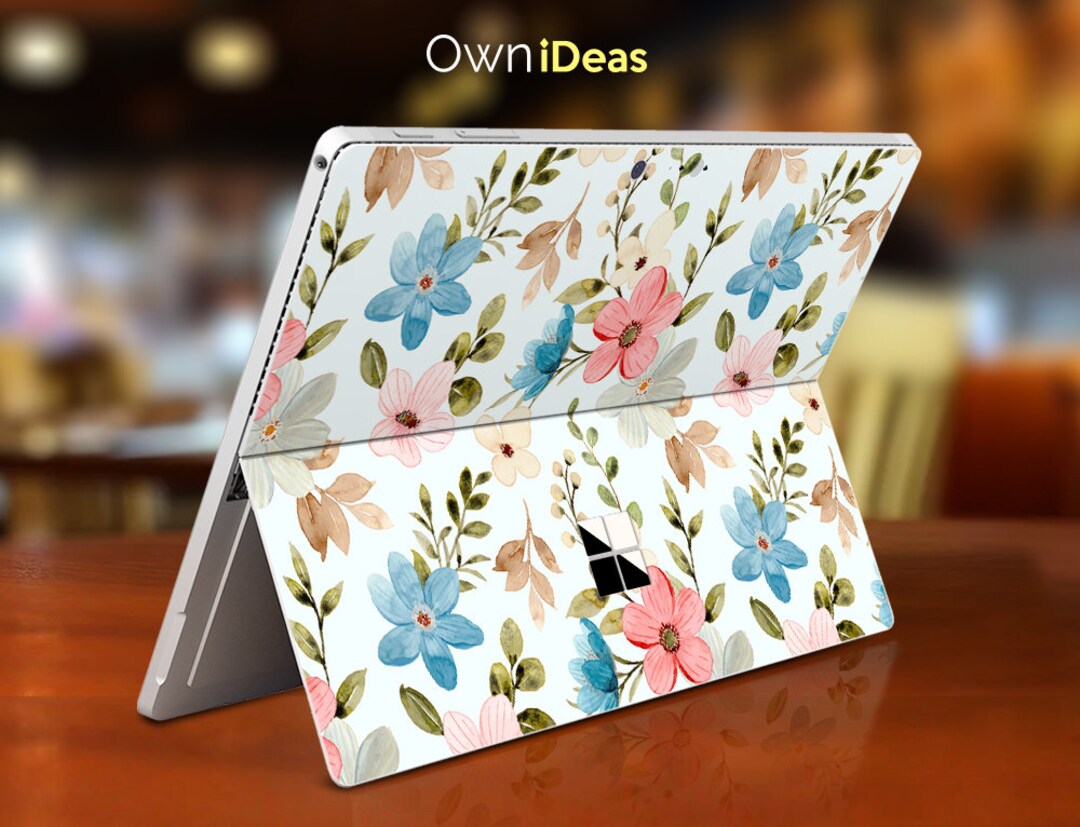 Surface Pro Go Decals, Color Pattern Design Personalized Gift, Fits ...
