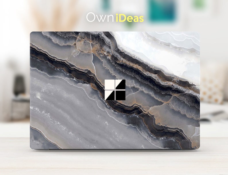 Surface Laptop Skin Marble Texture Design Customizable - Etsy