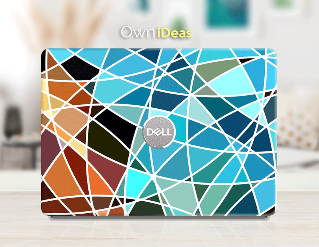 Dell Vinyl Laptop Xps 15 Skin Geometric Texture Personalized ...