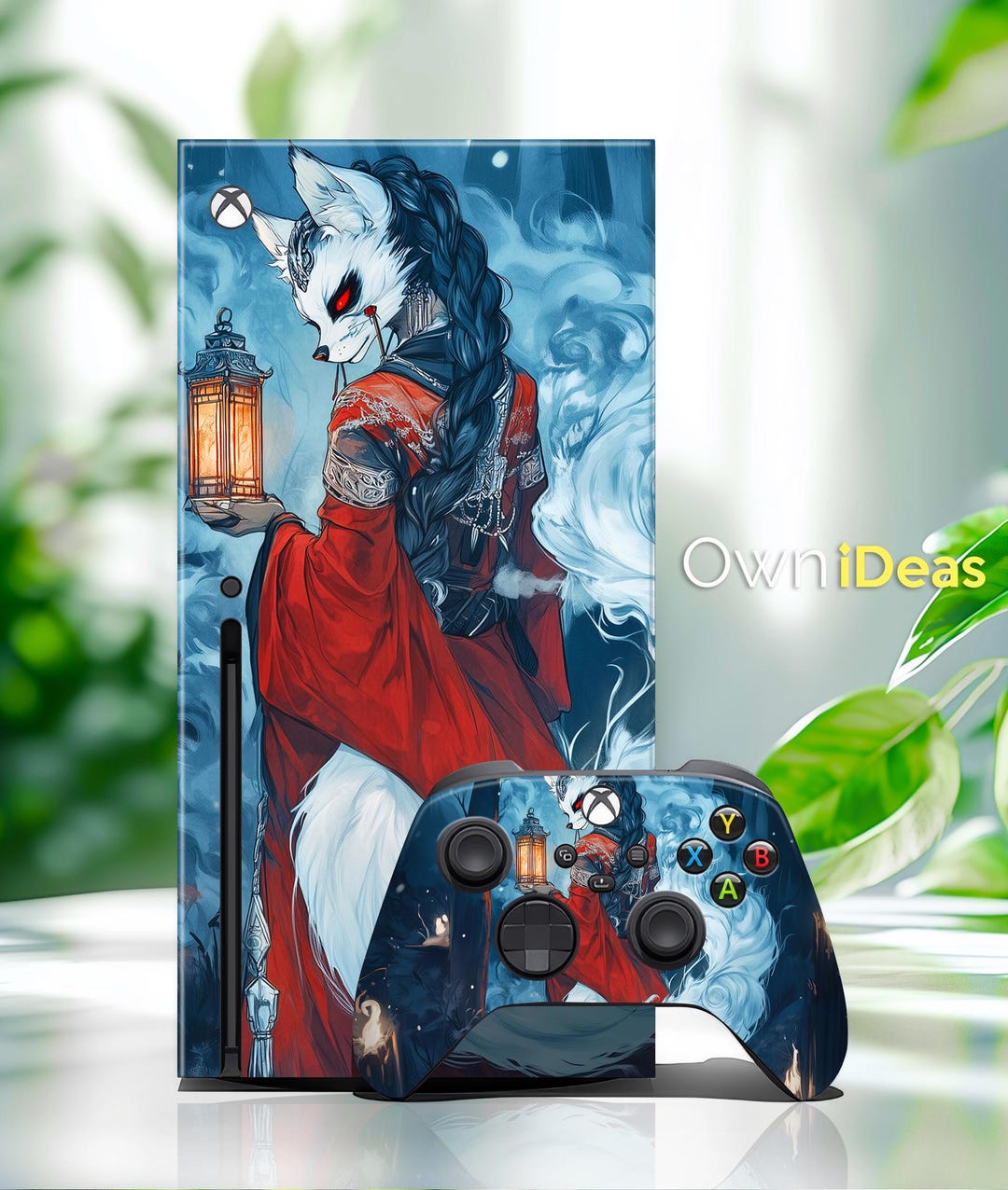 Xbox Decal Japanese Anime Fox Design for Friends Vinyl Sticker for Xbox ...