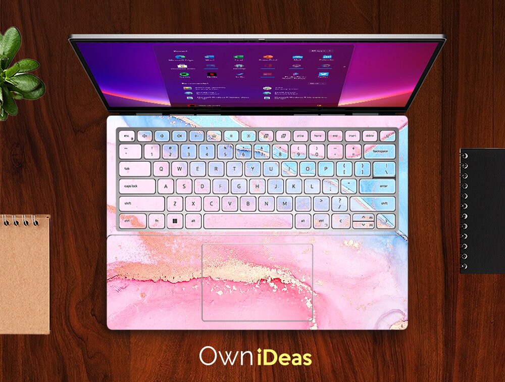 Hp Laptop Skin Watercolor Painting Design Personalized Gift - Etsy