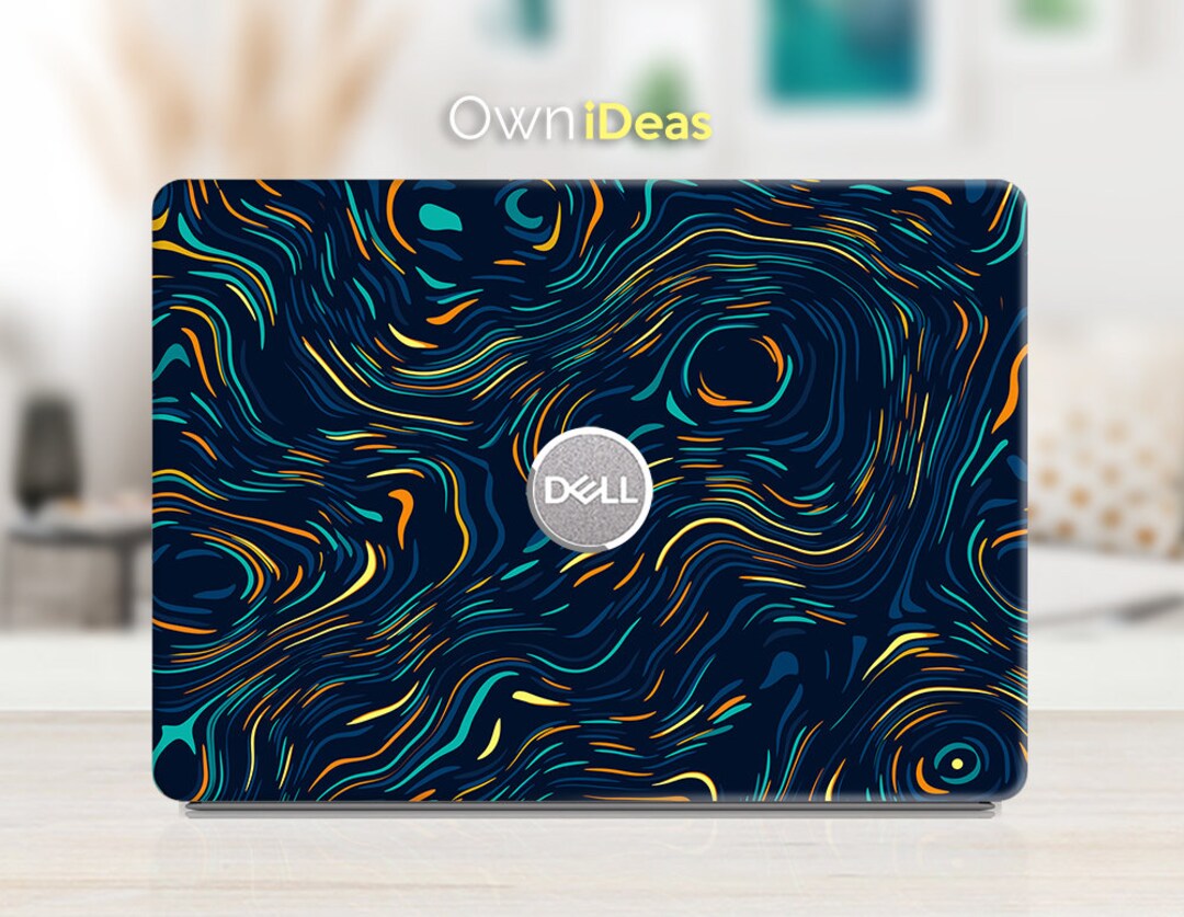 Notebook Skin Precision 5530, Dell Vostro 3500 , Abstract Curve Pattern ...
