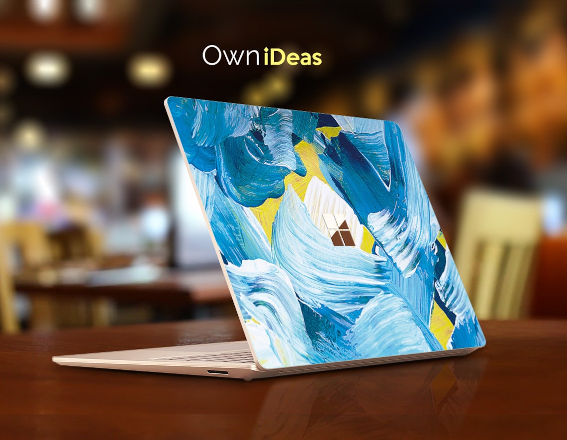 Surface Laptop Vinyl Skin, Oil Painting Style, Customizable Eye ...