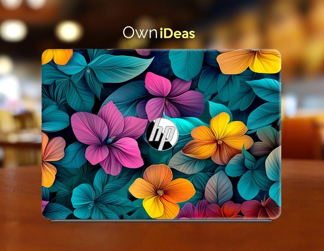 Hp Elitebook 845 G8 Laptop Decal Flower Personalized Gift Vinyl Sticker ...