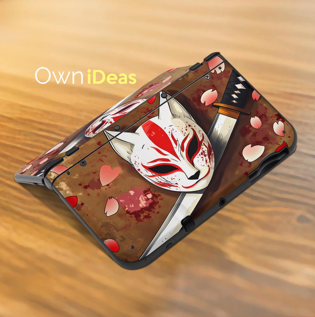 Nintendo 3DS 3M Decal With Transparent Protective Case Japanese Blood ...