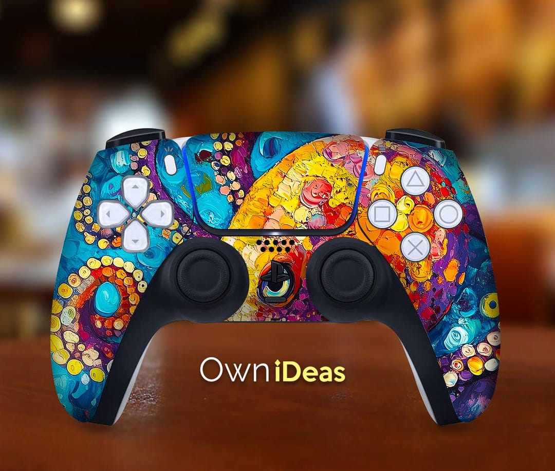 Ps5 Pro Controller Protective 3M Skin Deep Sea Octopus Design ...