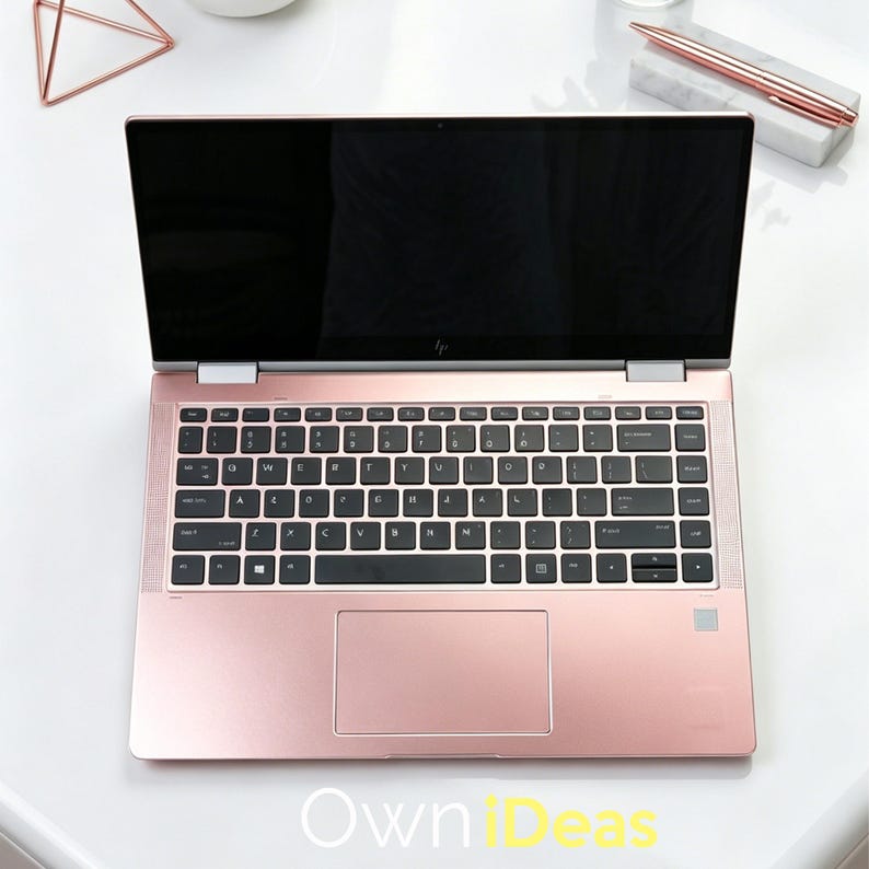 HP Laptop Skin Rose Solid Color Distinctive Customizable Gift Custom ...