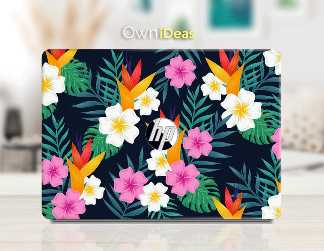 Hp Omen 15 Laptop Skin Green Pink Pattern Personalized Gift Fits Hp ...