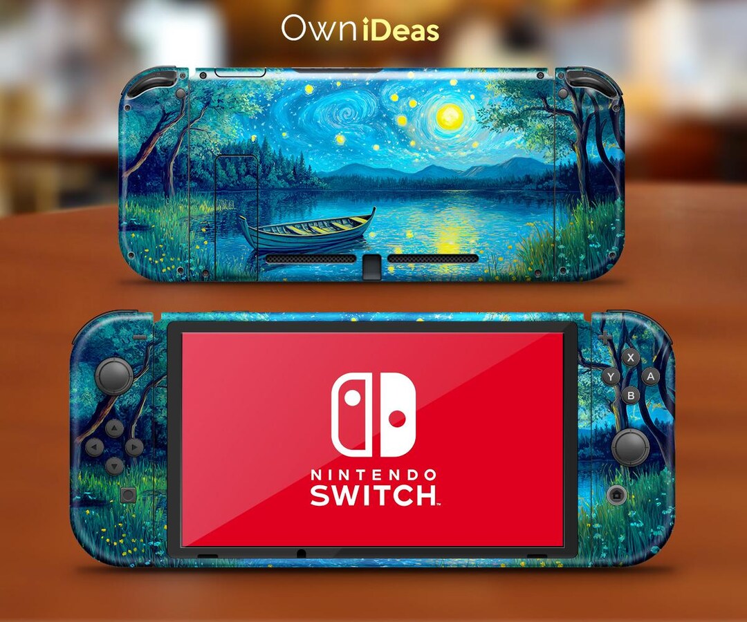 Nintendo Switch Sticker Decal Skin Galaxy Night Language Design ...