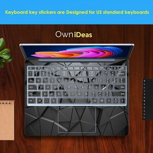 Surface Laptop 3 15" Sticker Black Texture Design Customizable ...