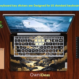 Lenovo Laptop Decal Round Moon Design Personalized Customizable Gift ...