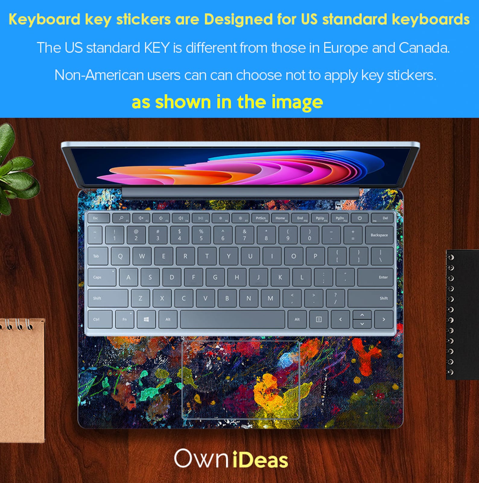 Microsoft Surface Laptop Skin Black Oil Painting Customizable ...