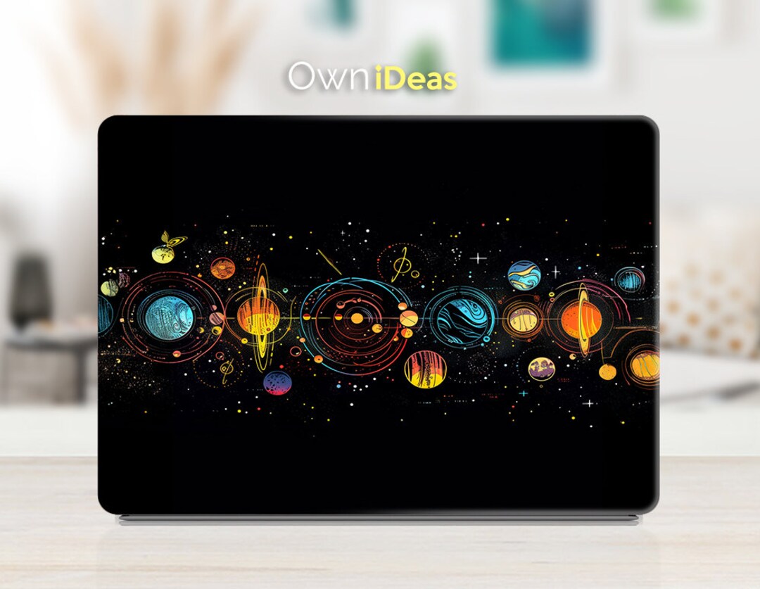 Dell Laptop Stickers Various Planet Design Custom Decals Personalized ...