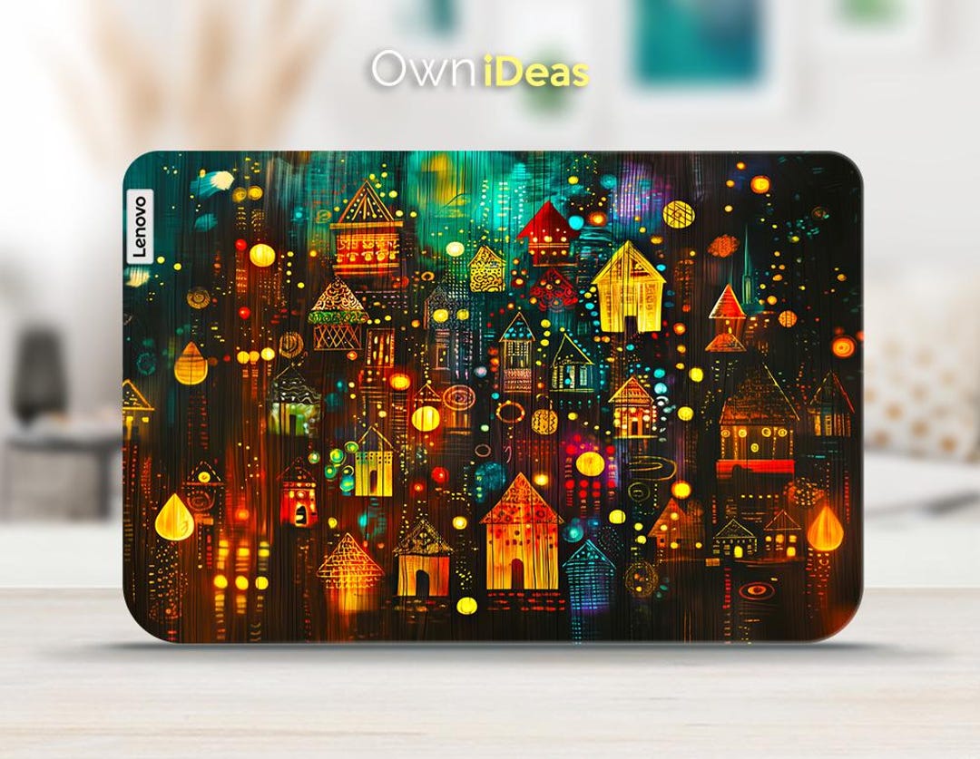 Lenovo LOQ Laptop Skin City Night Scene Design Customizable Gift Vinyl ...