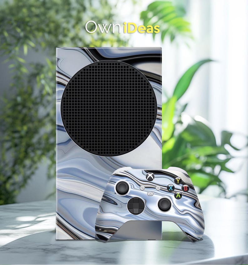 Xbox Series Decal Ripple Marble Design Personalized Gift for Xbox ...