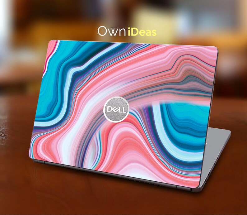 Dell Latitude Laptop Skin Pink Curve Texture Personalized - Etsy