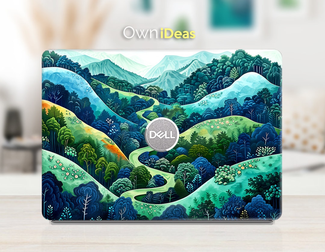 Dell Laptop Skin Aesthetic Mountain Design Personalized Gift Custom ...