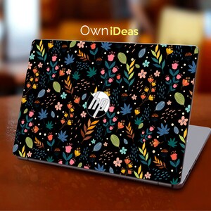 HP Probook Skin Black Patterns Personalized Gift, Fits Hp Spectre, Envy ...