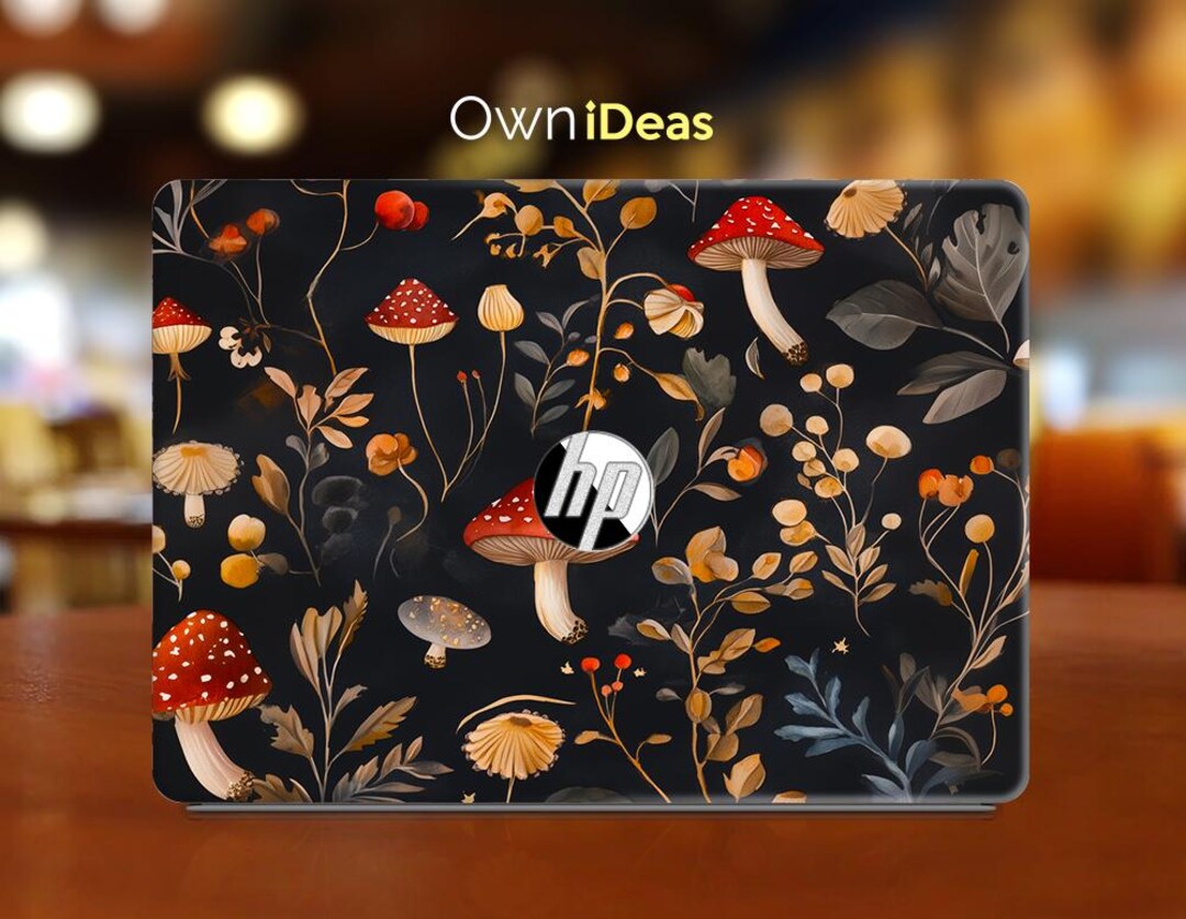 Hp Elitebook 16 Inch Laptop Decal Mushroom Design Personalized Gift for ...
