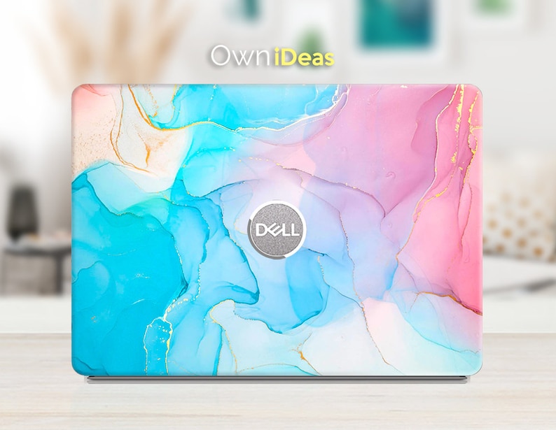 Dell Inspiron Laptop Skins Decal Marble Texture Design Personalized ...