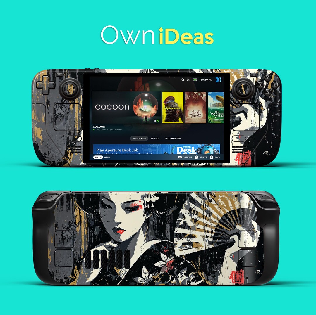 Steam Deck Decals Accessories Skins Stickers Ephemeral Beauty Patterns ...