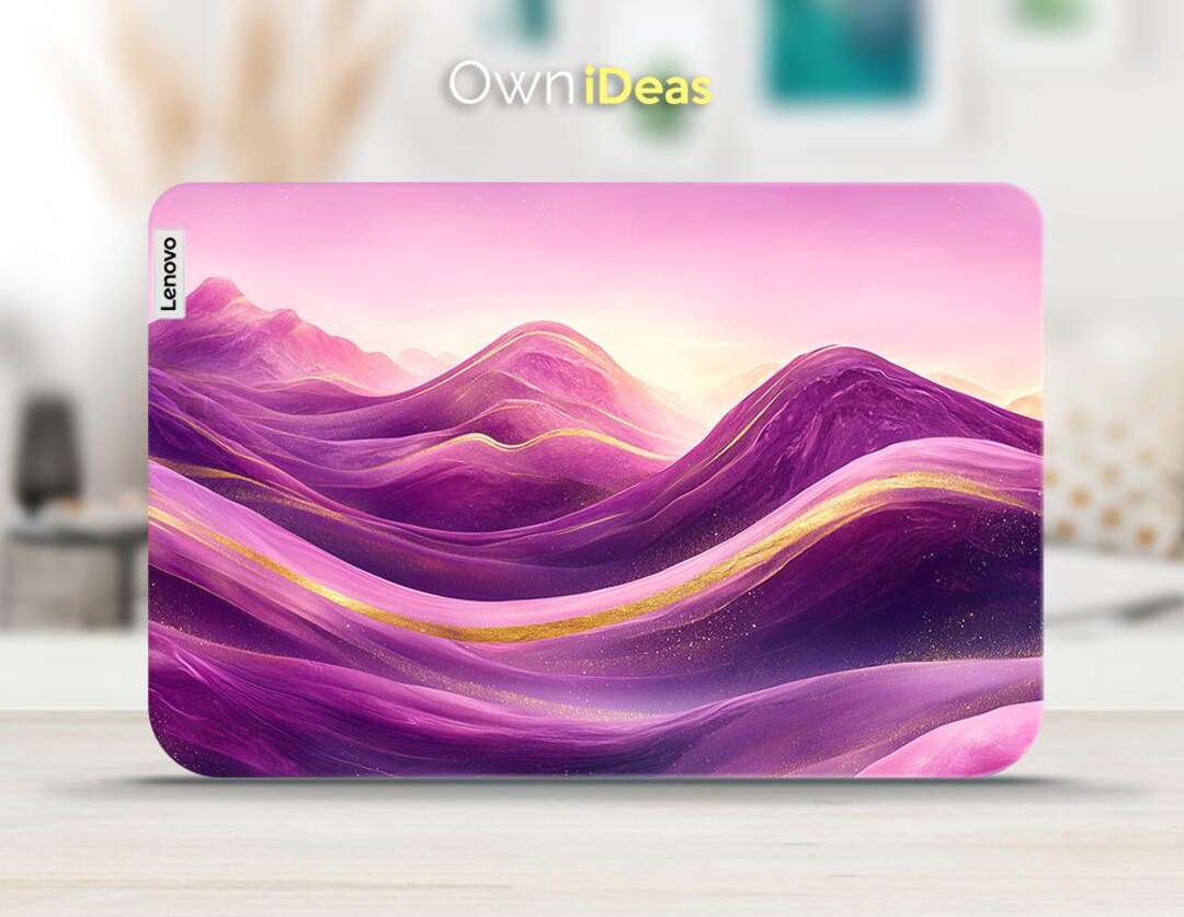 Lenovo Thinkbook Laptop Protective Film Purple Mountain Design Gift for ...