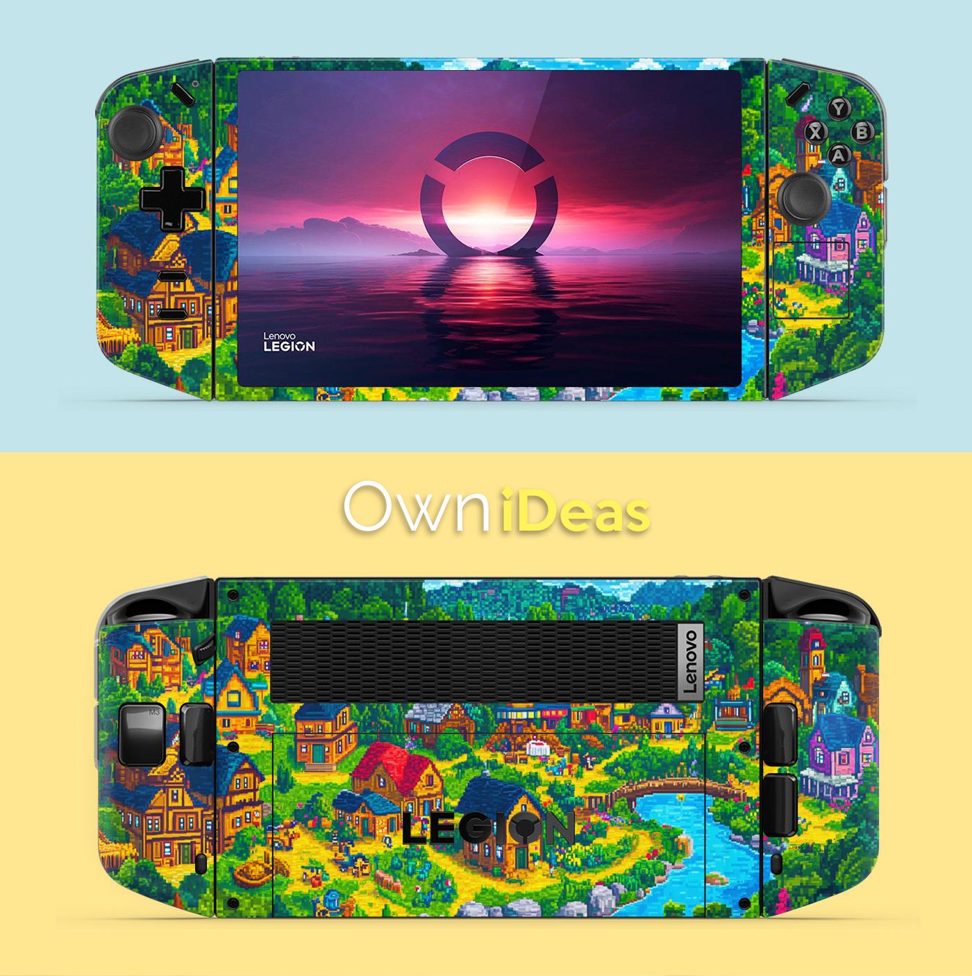 Lenovo Legion Go S Decal Skin Sticker With Clear Case Pixel Art Dream ...