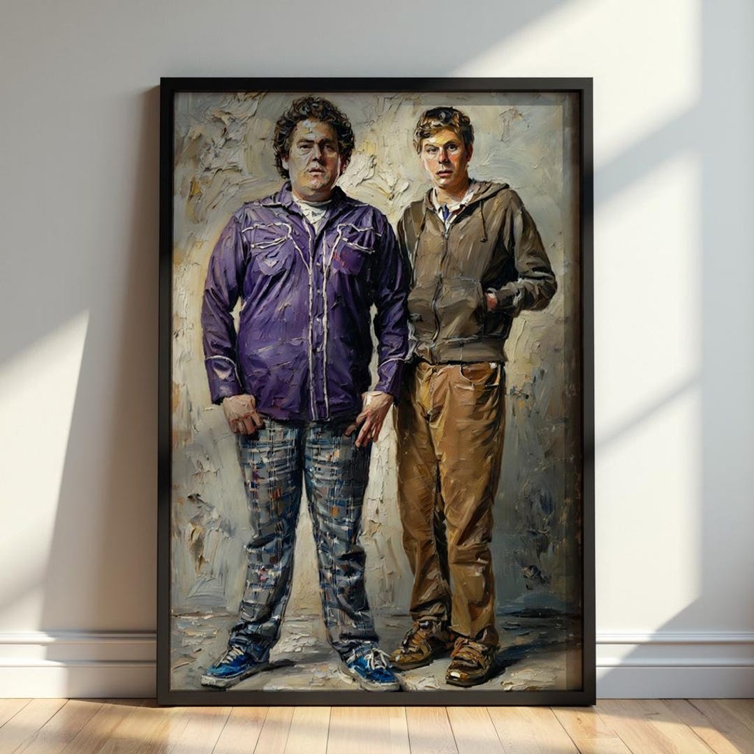 Seth and Evan: Watercolour Print | Superbad Inspired Art - Etsy UK
