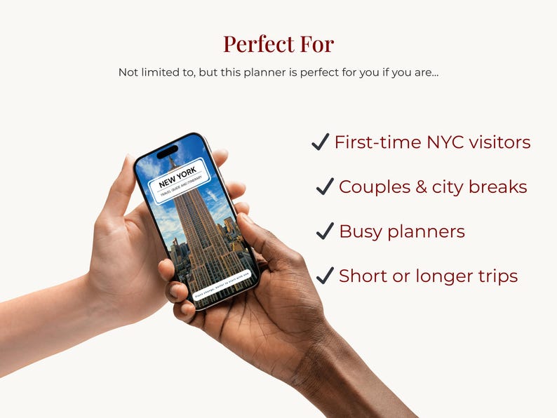New York Travel Planner | Editable NYC Itinerary | Digital & Printable ...