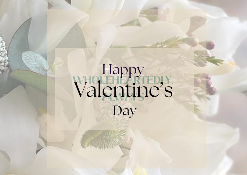 Editable Valentine's Day Card - Minimal - Etsy UK