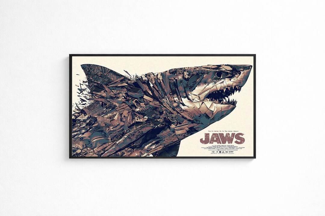 Jaws Wall Art, Jaws Poster, Movie Print, Wall Decor #2 - Etsy