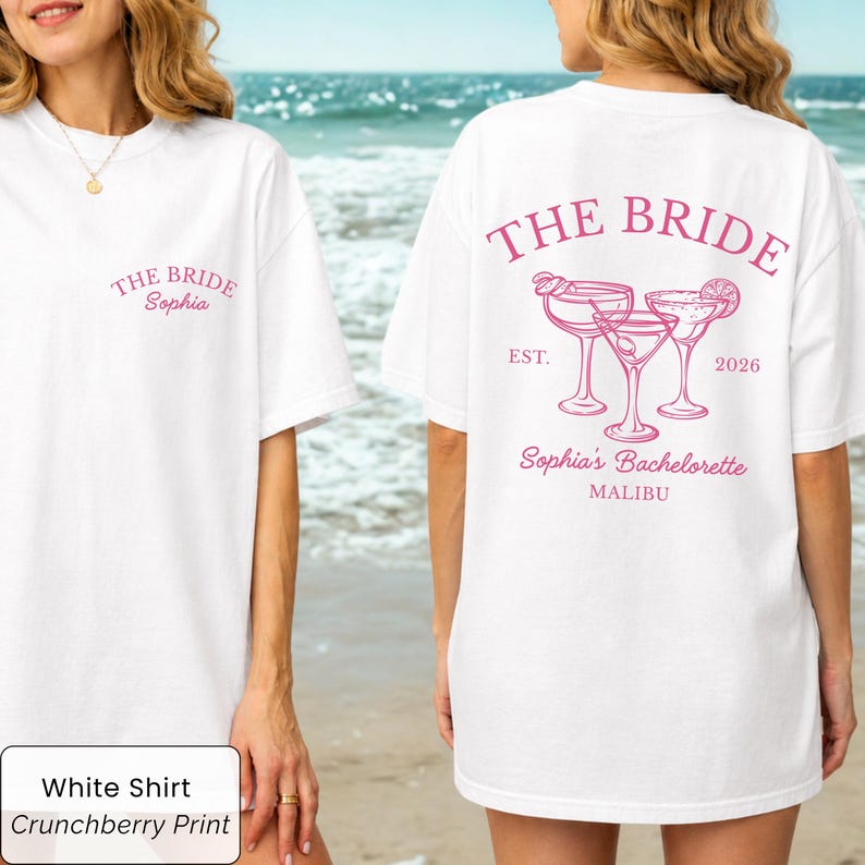 Comfort Colors Bachelorette Shirts, Bride and Crew Matching Shirts ...