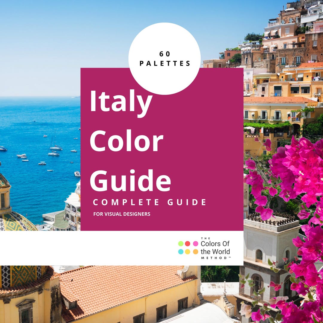 Italian Color Palette Guide for Designers – 60 Palettes (PDF Download ...