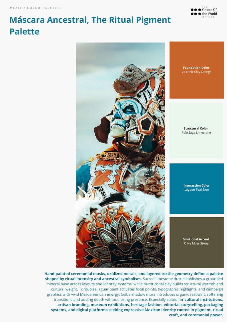 Mexico Color Palette Guide – Vibrant Cultural Inspiration (digital ...