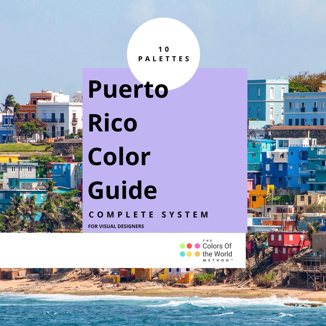 Puerto Rico Color Guide – Caribbean Palettes for Designers (digital ...