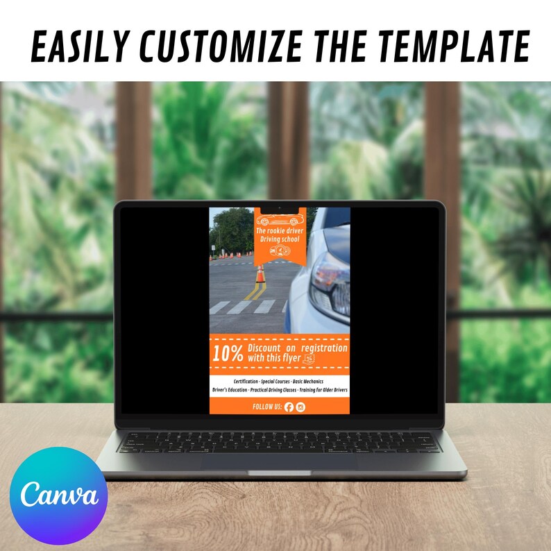 Editable Driving School Flyer Templates/driving School Flyer Templates ...