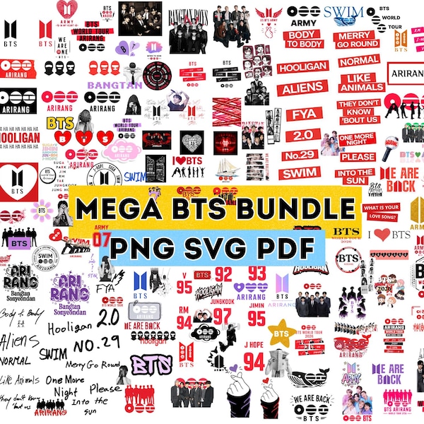 Bts Army Download Logo - Etsy UK