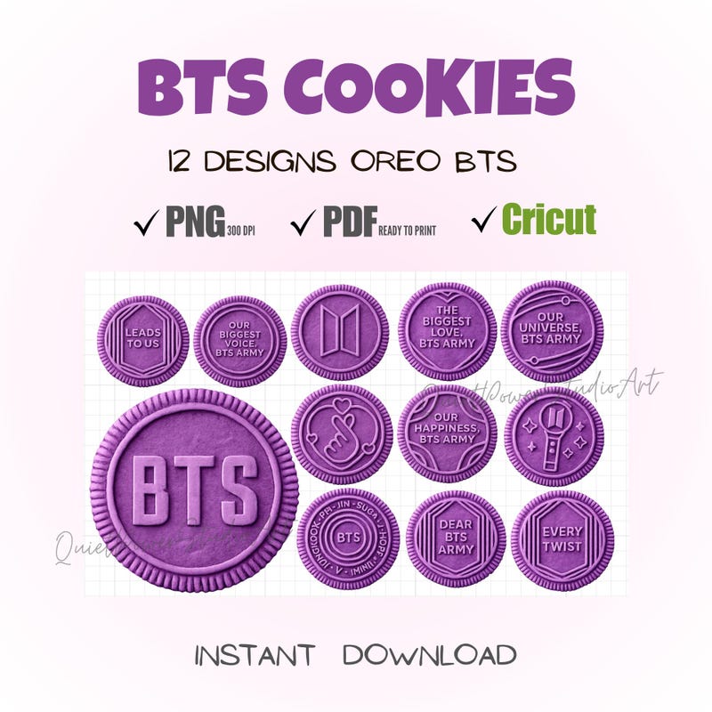 Bts Freebies Templates - Etsy