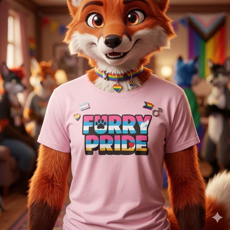 Gay Furry Pride Flag - Etsy