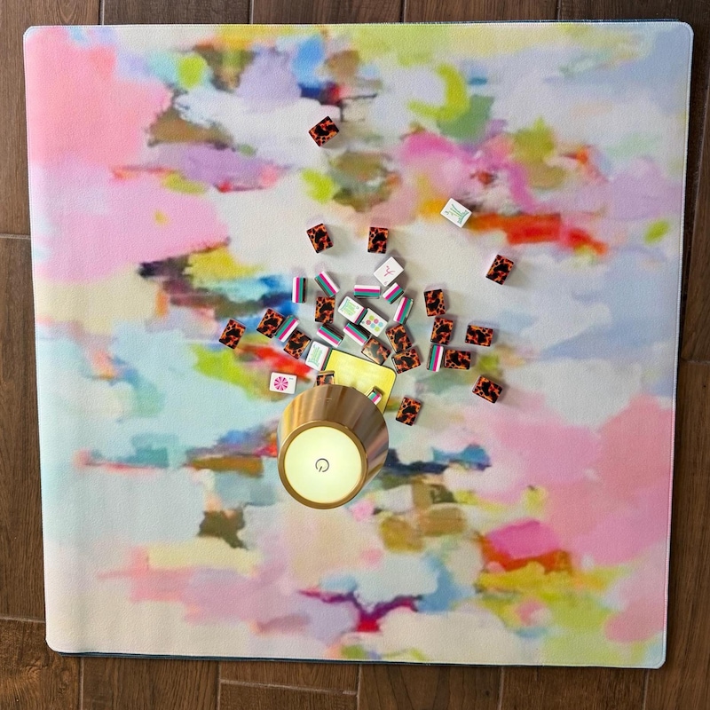 Blush Mahjong Mat - Etsy