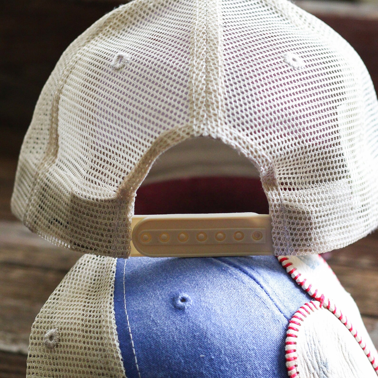Baseball Mom Hat, Custom Ball Cap for Women, Upcycled Vintage Hat ...