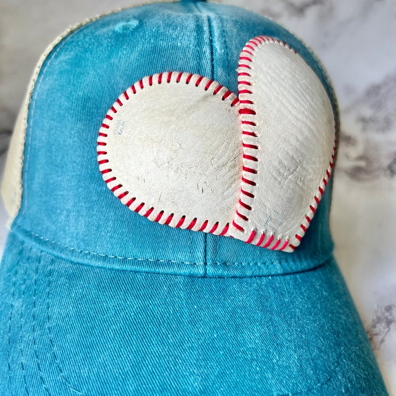 Baseball Mom Hat, Custom Ball Cap for Women, Upcycled Vintage Hat ...