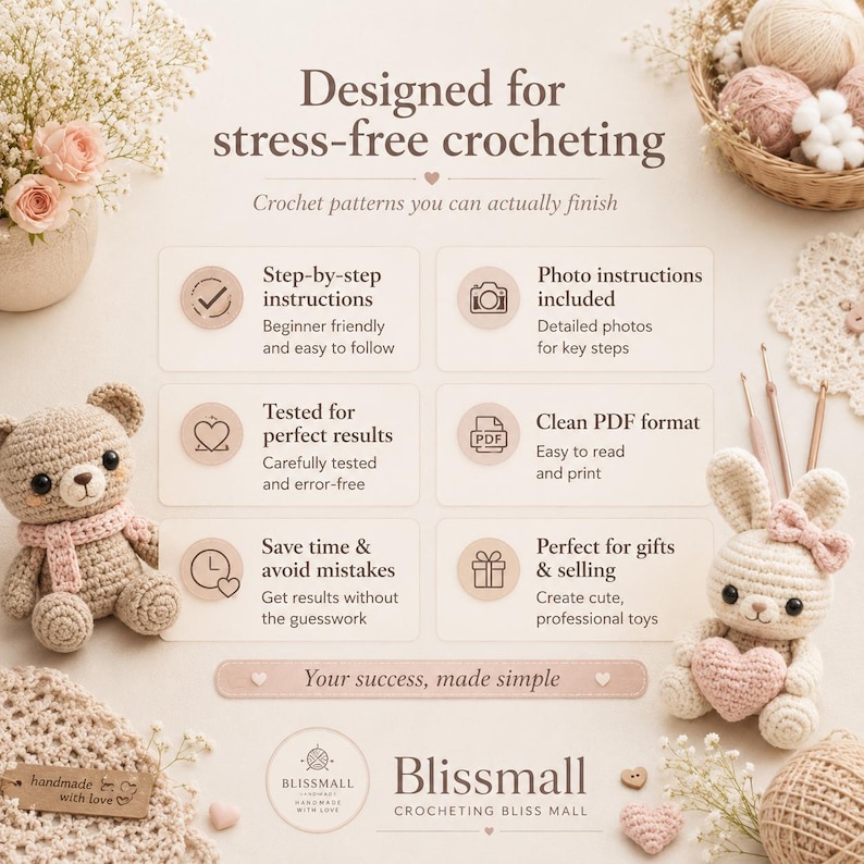 Finger Monkey Crochet Pattern PDF | Tiny Hugging Amigurumi Monkey ...
